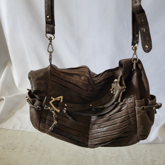 Junior Drake | Bags | Junior Drake Gail Pleated Hobo Crossbody Bag ...